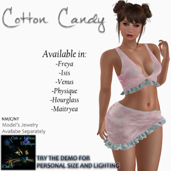 Second Life Marketplace - CnK: Cotton Candy Set (Boxed)